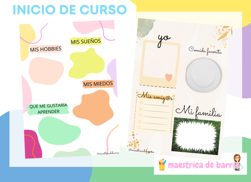 Plantillas inicio de curso - Maestrica De Barrio